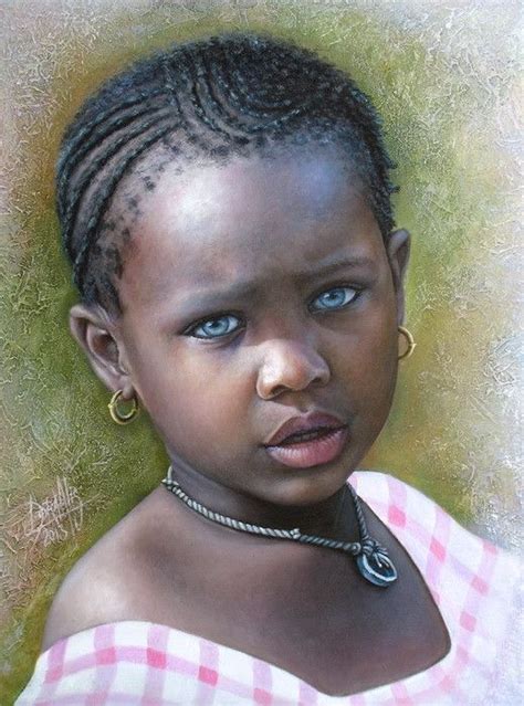 Dora Alis Mera V Niño de África 69 Niños de africa Retratos Arte