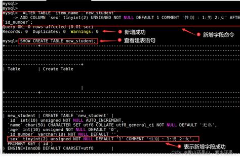 Alter 命令修改表alter 修改表名 Csdn博客