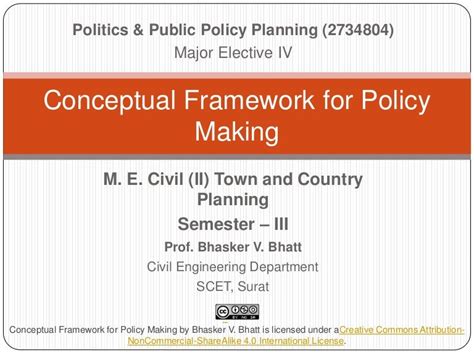 03 Conceptual Framework For Policy Making