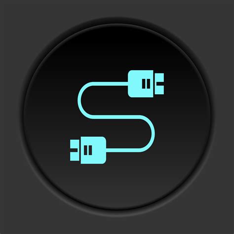 Round Button Icon Database Server Plug In Button Banner Round