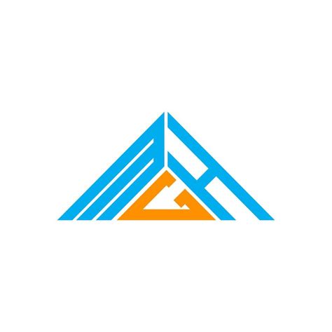 Mgh Letter Logo Creative Design With Vector Graphic Mgh Simple And