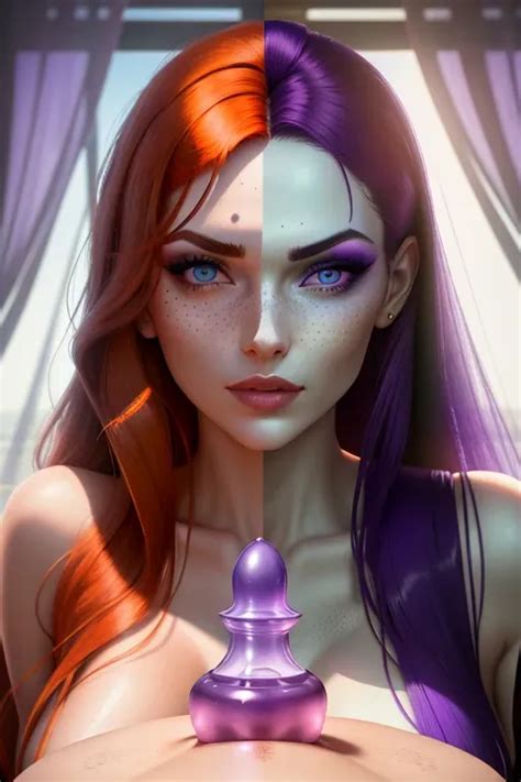 Dopamine Girl A Shot Of Two Women Having Sex One Woman Is Wearing A Purple Translucent