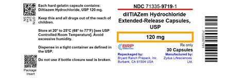 Dailymed Tiadylt Er Diltiazem Hydrochloride Capsule Extended Release
