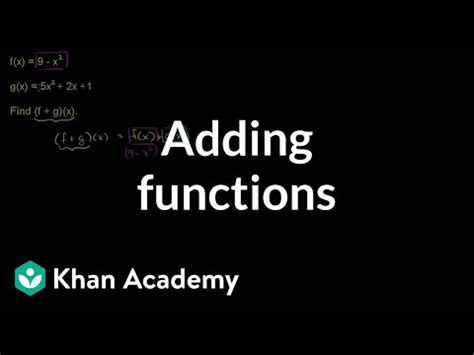 Sum Of Functions Video Lecture Engineering Mathematics