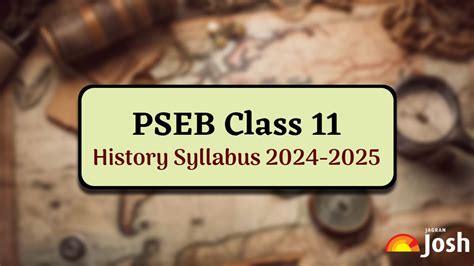 Pseb Class 11 History Syllabus 2024 2025 Download In Pdf