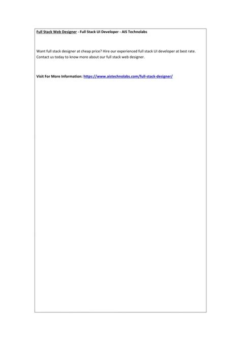 Ppt Full Stack Web Development Powerpoint Presentation Free Download