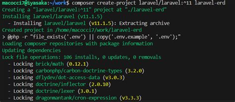 【laravel11】erd作成パッケージ Macocci7s Blog