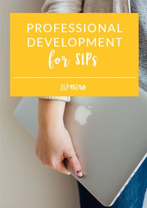 Pin Professional Development For SLPs SLP Now