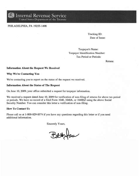 Verification Of Non Filing Letter Email Brokencoconutmtl