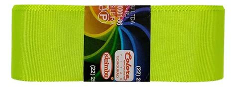 Fita De Gorgurão 1354 38mm Sinimbu Nº9 10 Metros Cor Verde