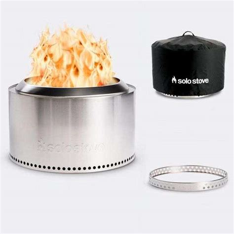Solo Stove Canyon 30 In Stainless Steel Wood Burning Outdoor Fire Pit