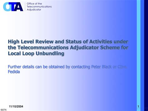 PPT Local Loop Unbundling PowerPoint Presentation Free Download ID