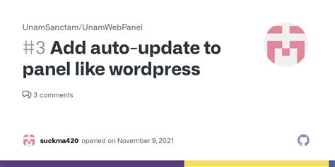 Add Auto Update To Panel Like Wordpress · Issue 3 · Unamsanctam
