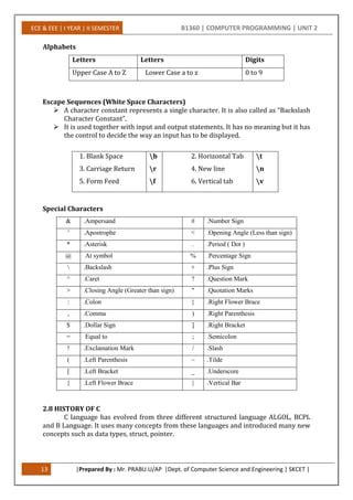 Problem Solving Techniques And Introduction To C PDF Programming Languages Computing