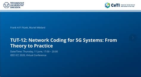 Slides From IEEE ICC Tutorial Part Code On Technologies