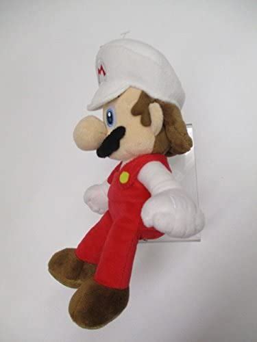 Sanei Super Mario All Star Collection 95″ Fire Mario Plush Small Toptoy