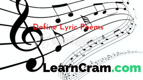 Define Lyric Poems Origin History Types Classification Examples