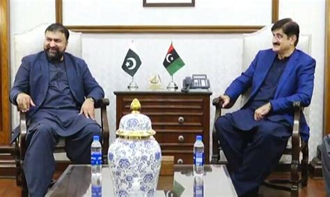وزیراعلیٰ سندھ کی نومنتخب وزیراعلیٰ بلوچستان سے ملاقات، گوادر سمیت
