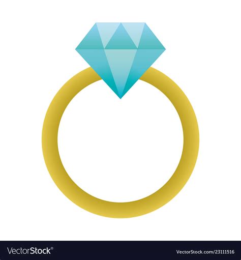 Wedding Ring Cartoon Royalty Free Vector Image