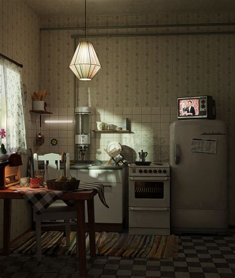 Grandpas Kitchen Finished Projects Blender Artists Community