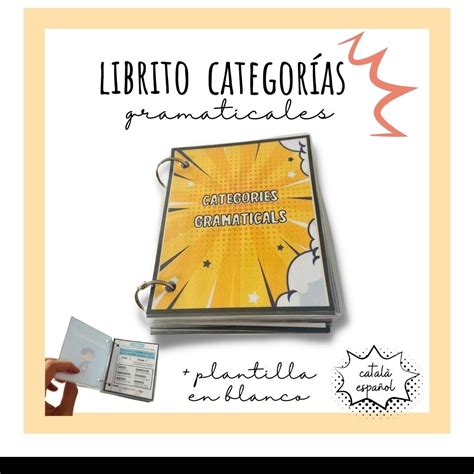 Profes Papel Tijera Librito categorías gramaticales PDF