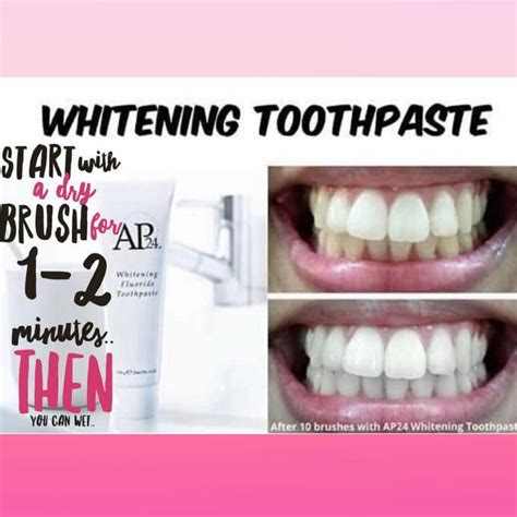 Now Taking Orders For Our Popular Ap 24 Whitening Toothpaste Gentle