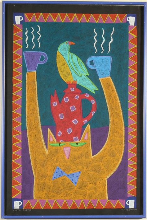 Lot Nancy Coffelt Two Pastels On Paper