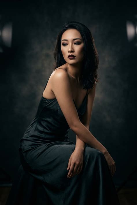Sensual Portrait Of Woman With Dramatic Rembrandt Lighting Alluring