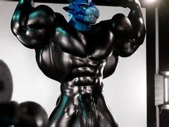 Growth Dragon Druth Latex Show Off NNN Growth ThisVid Com