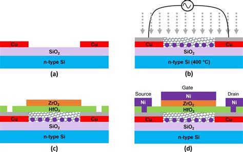Fet Device Fabrication Steps A Cu Source And Drain Electrode Download Scientific Diagram