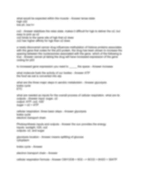 SOLUTION Biochemistry Wgu Exam With Complete Solution 2023 Studypool