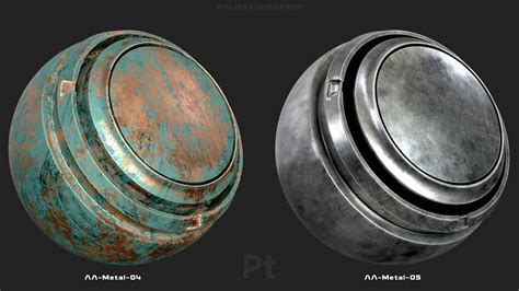 Metal Smart Materials Pbr Textures Flippednormals