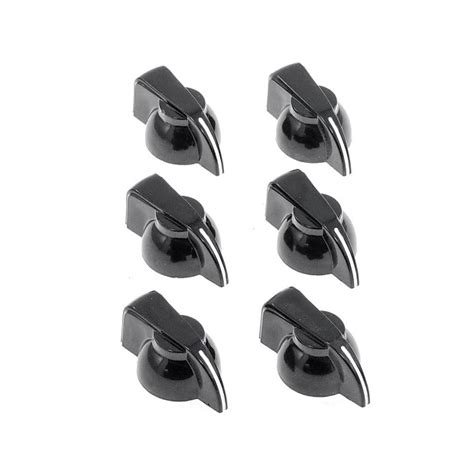 Chicken Head Knobs Black Set Of 6 Reverb
