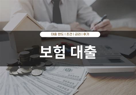 뉴스and포스트 — 보험 대출 단점 및 조회하기 이자 신용 등급 금리 보험 대출 방법 서류
