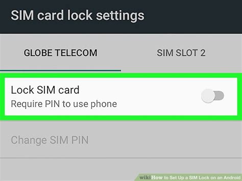 How To Set Up A Sim Lock On An Android Steps With Pictures