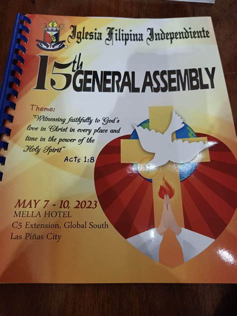Ifi 15th General Assy Elects New Officers Diocese Of Greater Manila Area