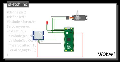 automatic door copy wokwi esp32 stm32 arduino simulator