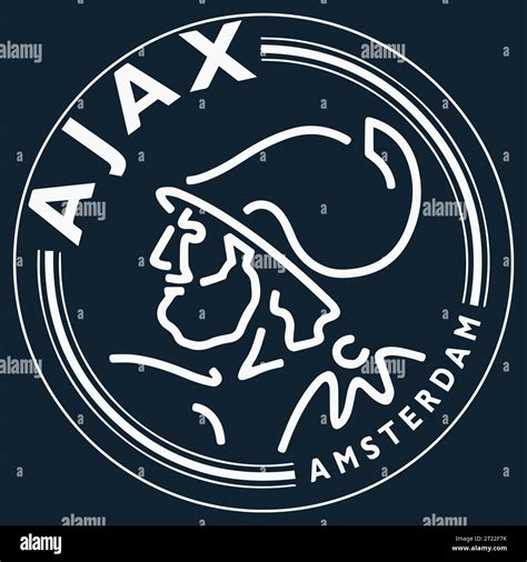AFC Ajax Amsterdam White Logo Dutch Professional Football League System