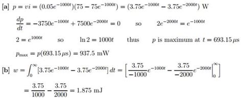 Solved The Voltage And Current At The Terminals Of The Circuit