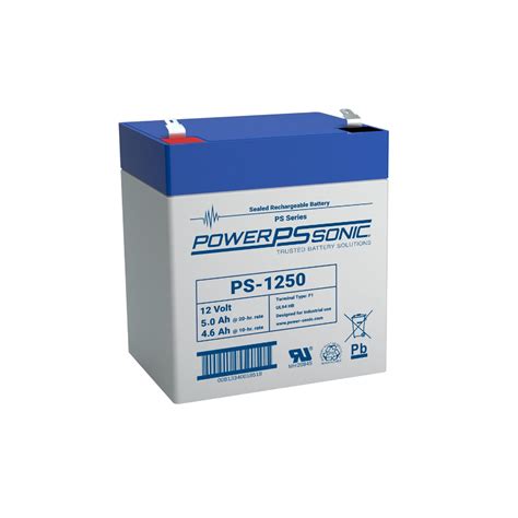 Power Sonic Ps F Volt Ah F Sla Rechargeable Battery Battery Warehouse Batteries