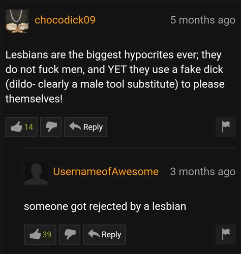 getting rejected by a lesbian r pornhubcomments