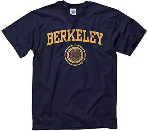 Mens University Of California Berkeley Arch Seal T Shirt Amazon De Fashion