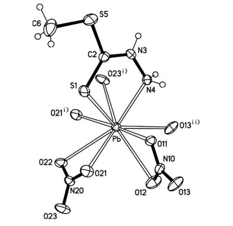 Coordination Environment Of The Pb Atom In Sp Download Scientific Diagram