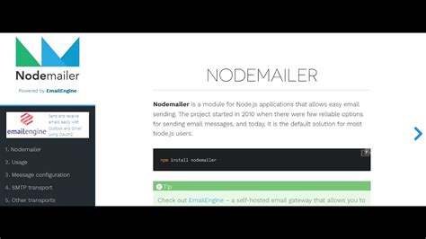 How To Set Up Nodemailer For Gmail And Custom Smtp Servers Step By Step Tutorial Youtube