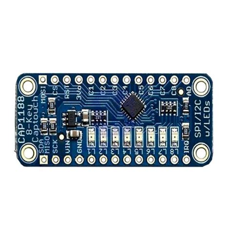 cap1188 8 key capacitive touch sensor breakout module spi i2c captouch
