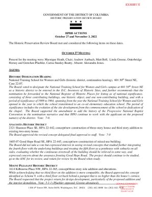 Fillable Online Historic Preservation Review Board DCOZ App Fax Email