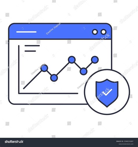 Analytics Dashboard Security Metrics Threat Analysis Stock Vector