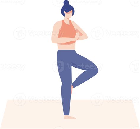 Person Doing Yoga Illustration Png 14435738 Png