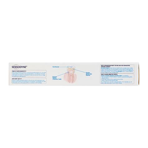 Sensodyne Original Sodium Chloride Toothpaste 100g Efficient