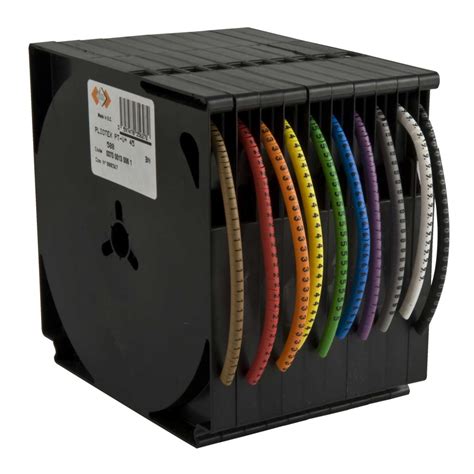 Mcg Cable Marker Kit Numbers 0 To 9 For 2 2 To 5mm Cables 500 Per Reel Ptv45 0 9 Cef